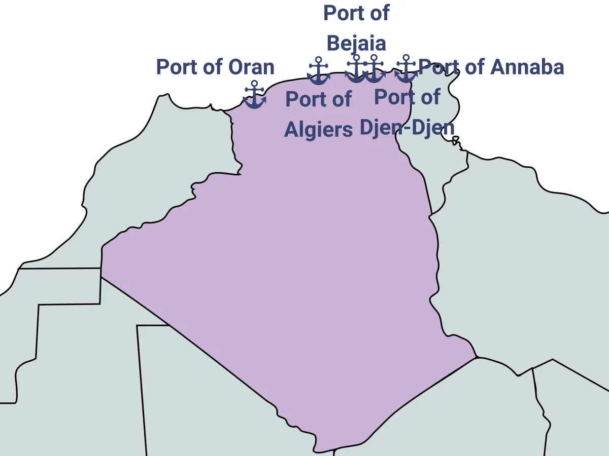 Major seaports in Algeria – Top 5 Container Ports